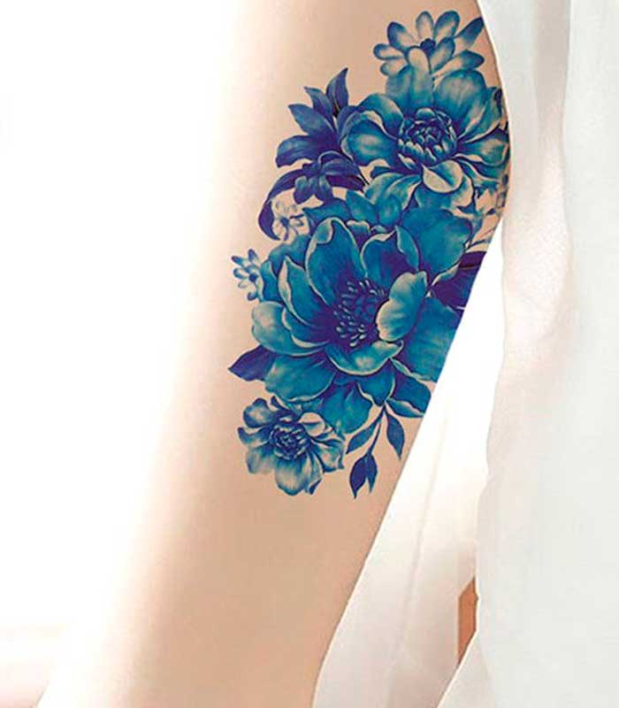【Tatuajes azules】🔵 Significados y mejores diseños