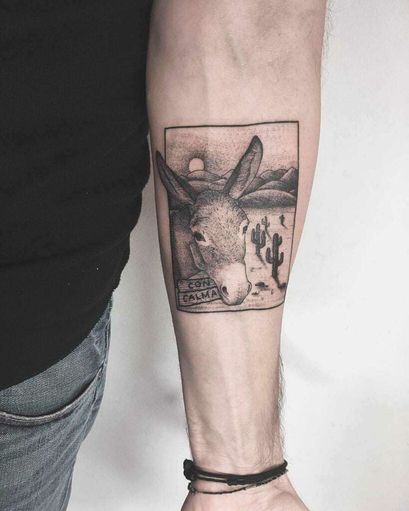 Tatuajes de burros: Significado y mejores diseños