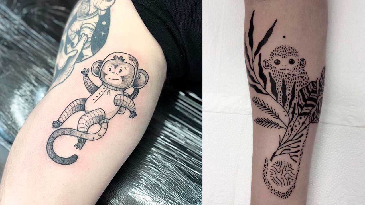 Tatuajes de monos: 🐒 Significado y mejores diseños