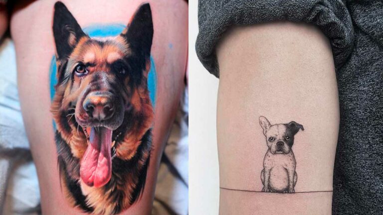 Tatuajes de perros: 🐶 Significado y mejores diseños