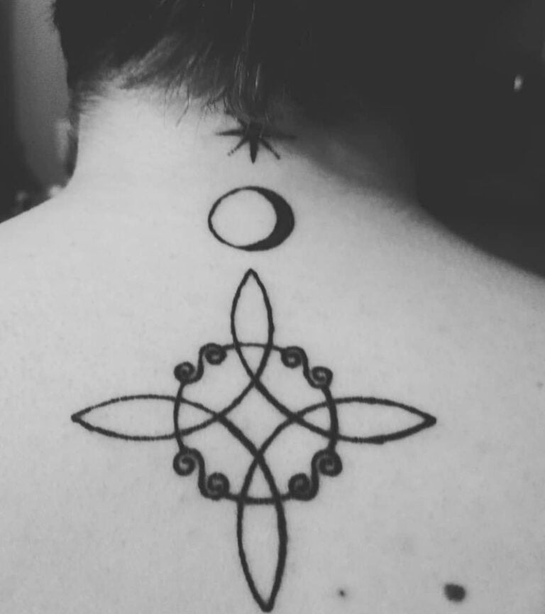 +60 Tatuajes de nudo de bruja: Significado, imágenes y diseños +60 Tatuajes de nudo de bruja: Significado, imágenes y diseños